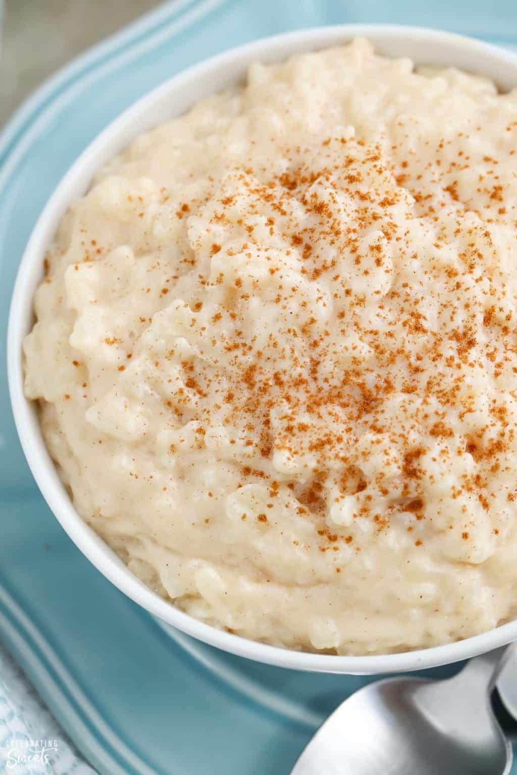 Creamy Rice Pudding (So Easy!) - Celebrating Sweets