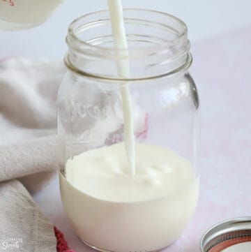 Half and Half Substitute (so easy!) - Celebrating Sweets
