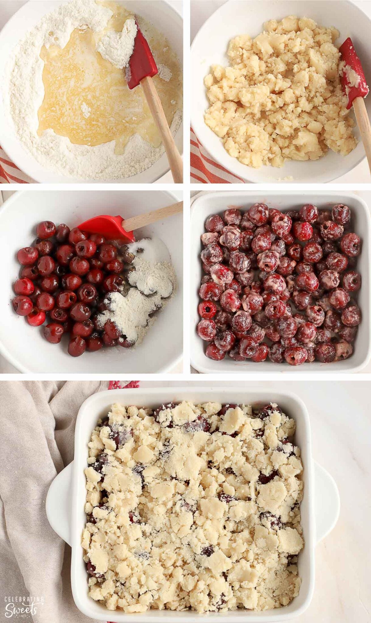 Cherry Cobbler (fresh or frozen cherries) - Celebrating Sweets