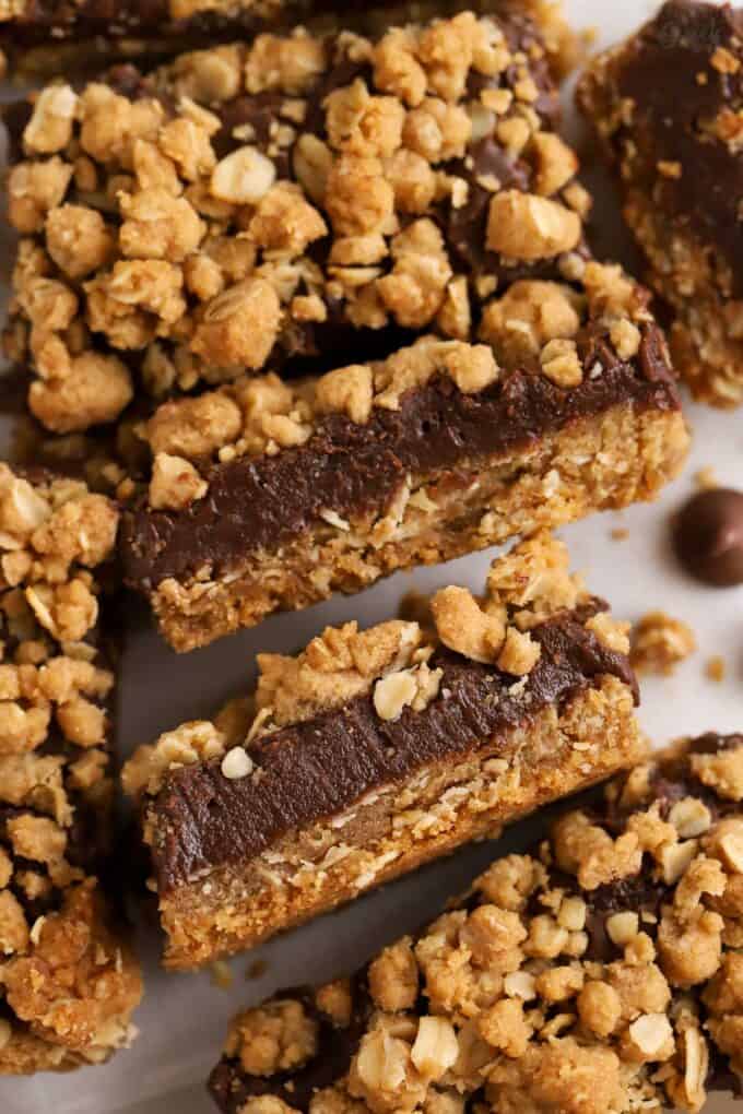 Oatmeal Fudge Bars (Quick & Easy) - Celebrating Sweets