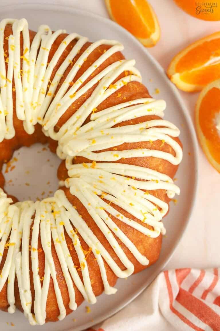 Orange Cake {Moist & Flavorful} - Celebrating Sweets