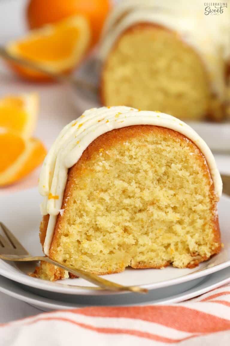 Orange Cake {Moist & Flavorful} - Celebrating Sweets