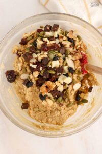 Trail Mix Cookies {Loaded with Mix-Ins} - Celebrating Sweets