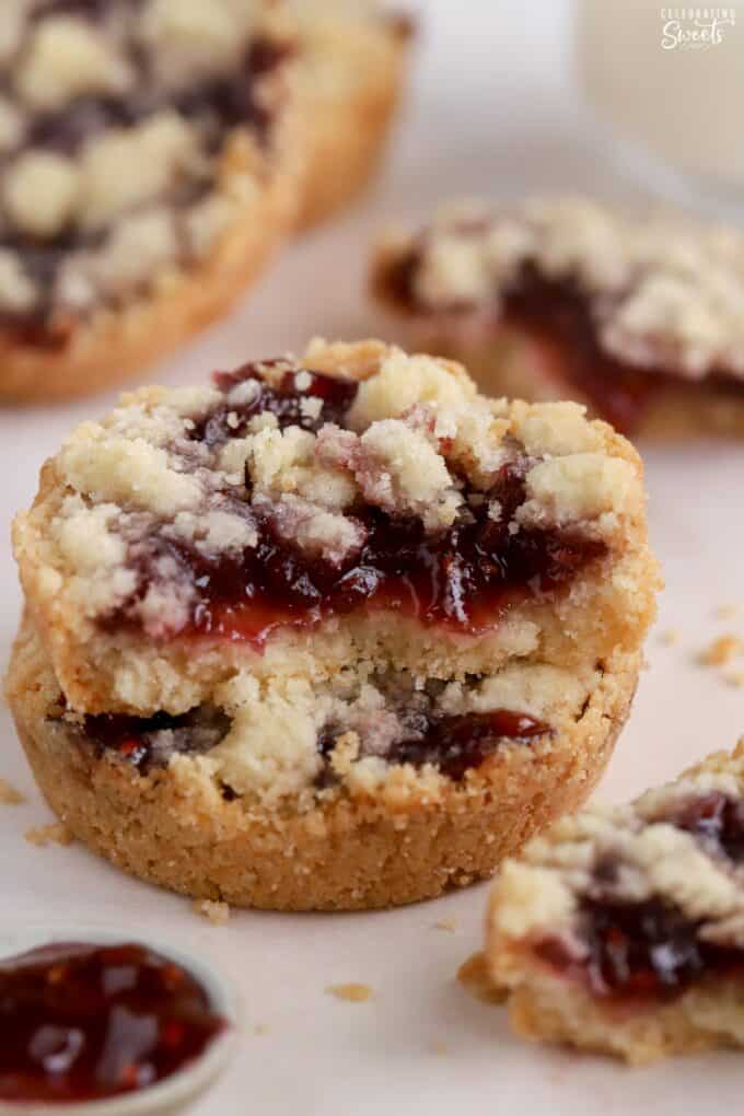 Raspberry Crumble Cookies (Top Rated) - Celebrating Sweets