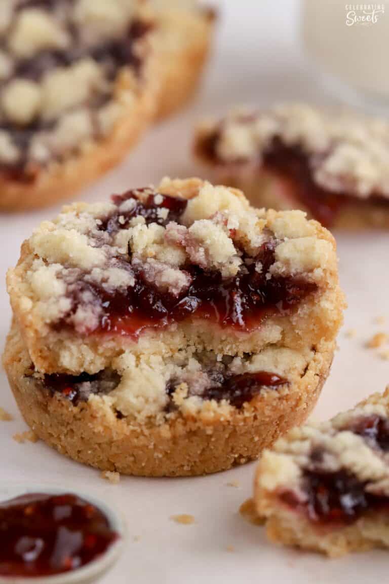Raspberry Crumble Cookies (Top Rated) - Celebrating Sweets