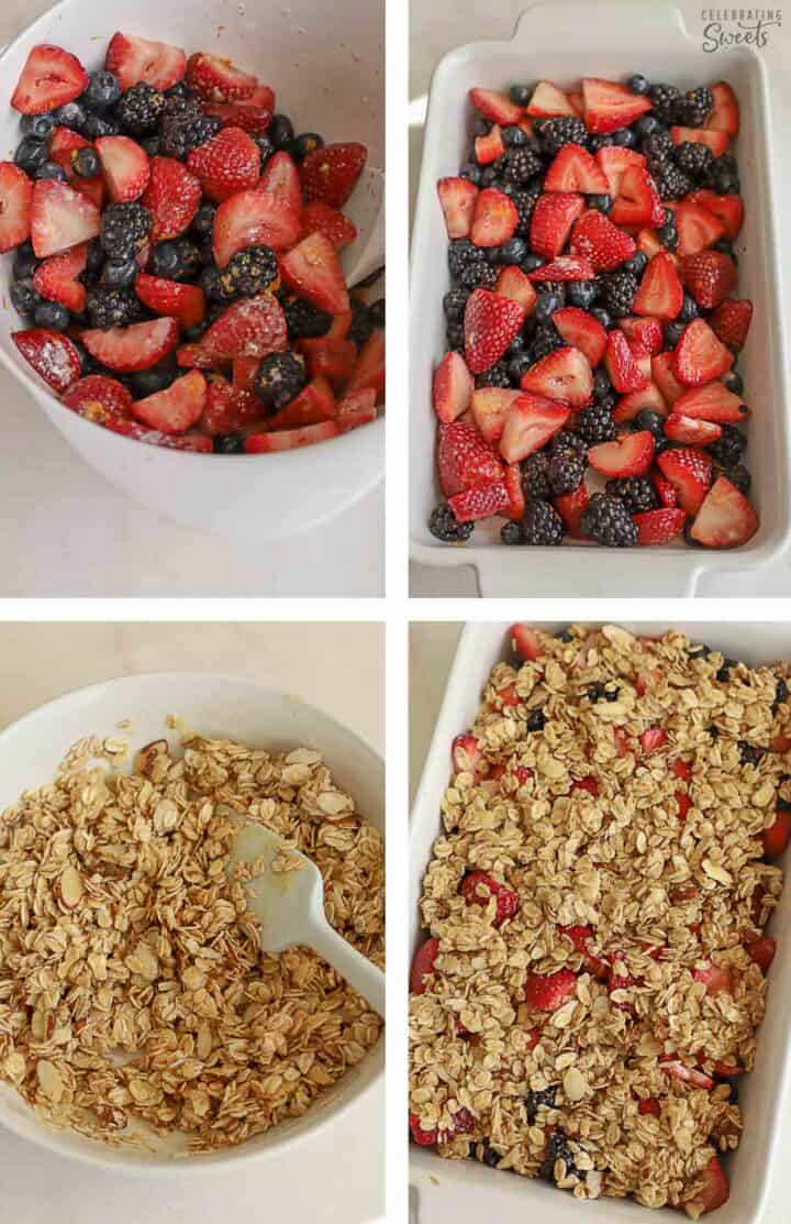 Berry Breakfast Crisp - Celebrating Sweets