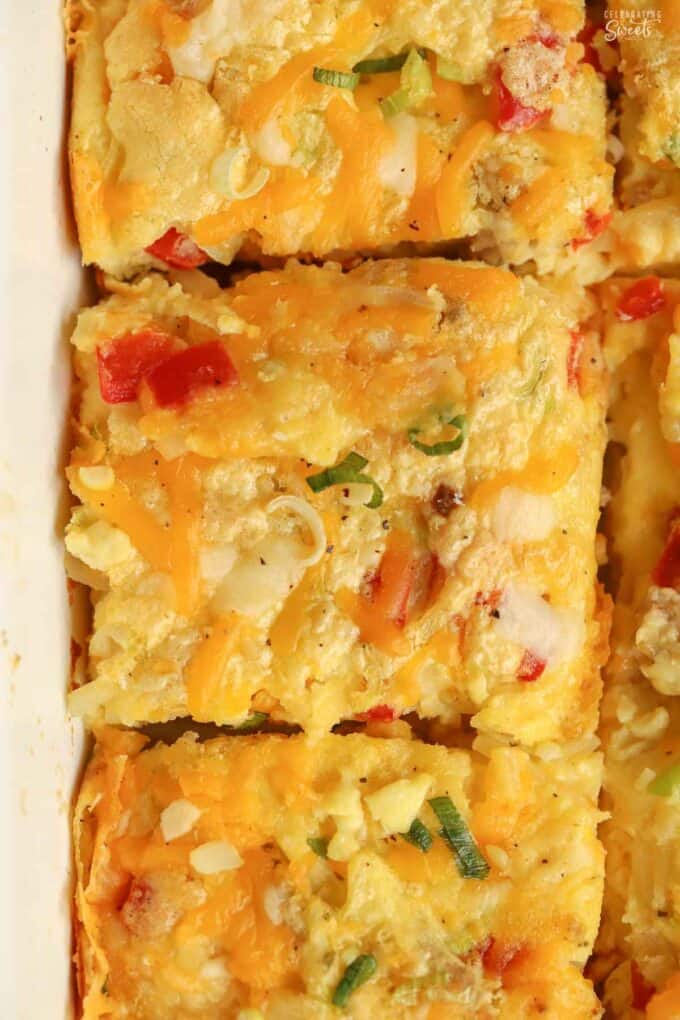Egg Casserole (make it your way) - Celebrating Sweets