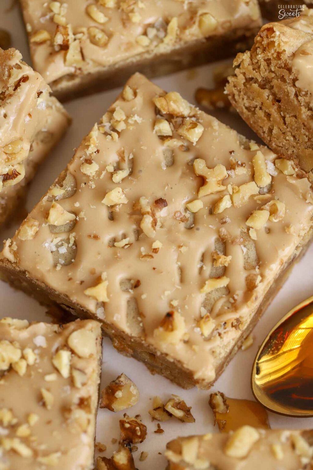 Maple Walnut Bars - Celebrating Sweets