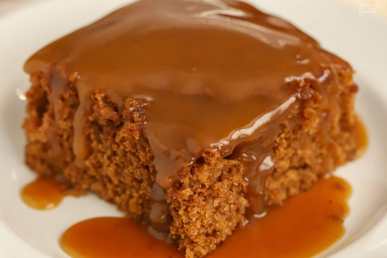 Sticky Toffee Gingerbread - Celebrating Sweets