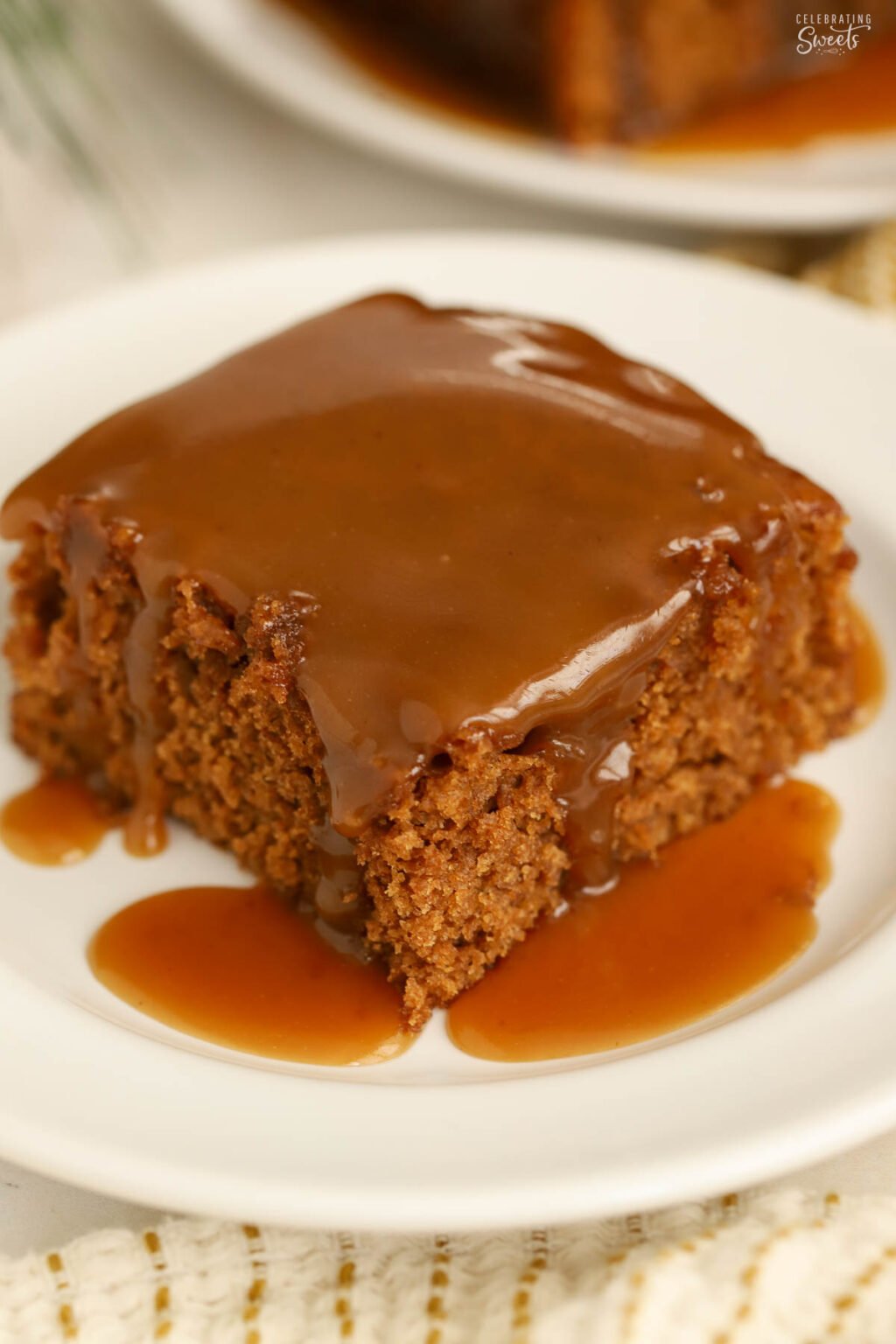 Sticky Toffee Gingerbread - Celebrating Sweets